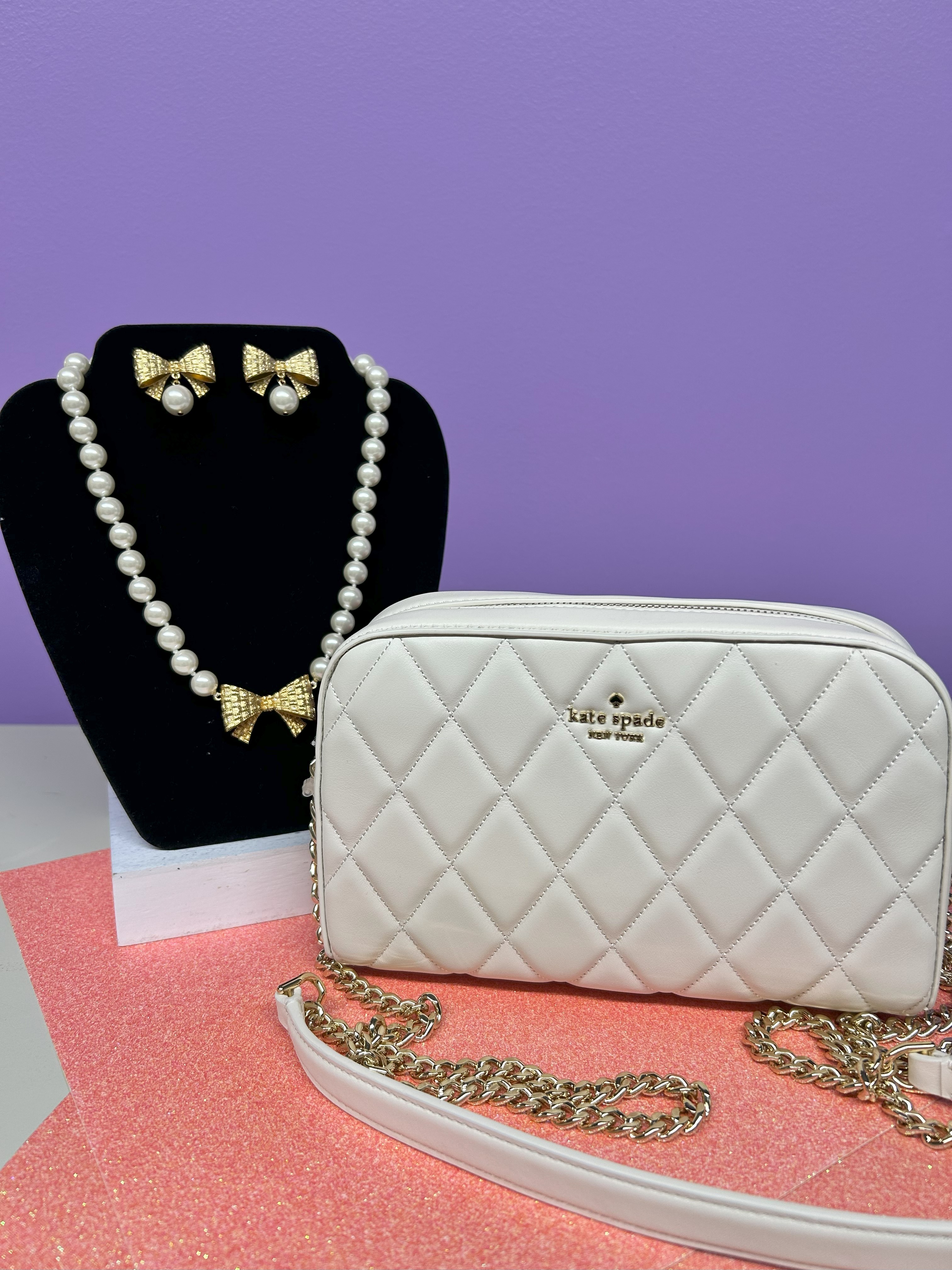 Wrapped in Style: Kate Spade Purse and Statement Jewelry Set - 2025 ...